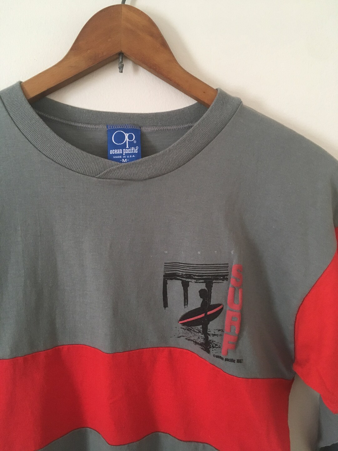 Vintage Ocean Pacific Op Long Sleeve Surf Shirt Mens S/M Made - Etsy