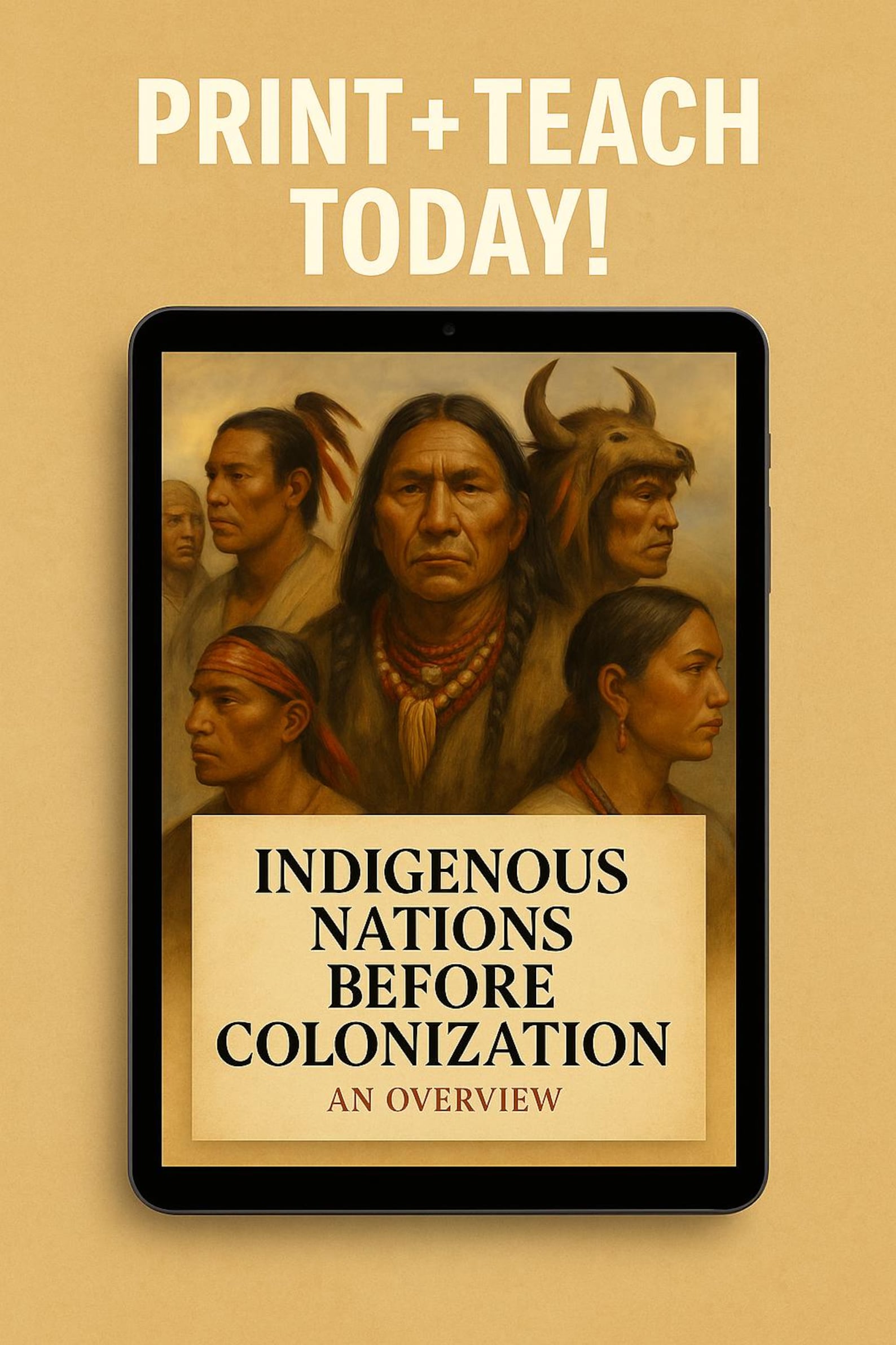 Pre-1492 Indigenous Nations History Guide: Classroom Lesson Plan - Etsy
