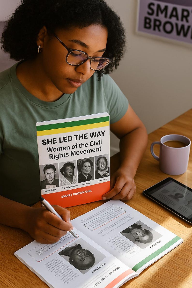 She Led the Way: Women of Civil Rights Printable Workbook | 40 Pages of ...