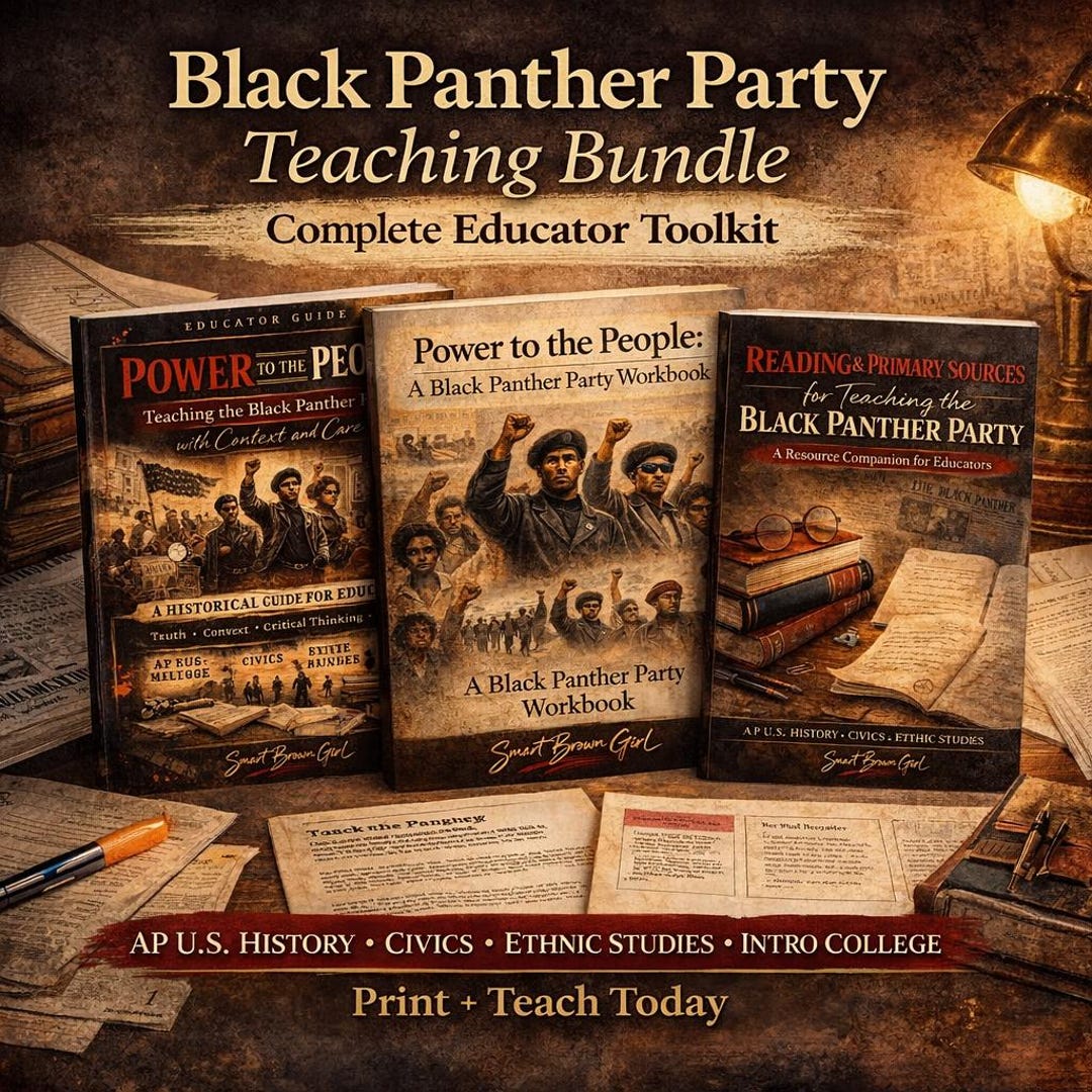 Black Panther Party Teaching Bundle | U.S. History Curriculum | Civil ...