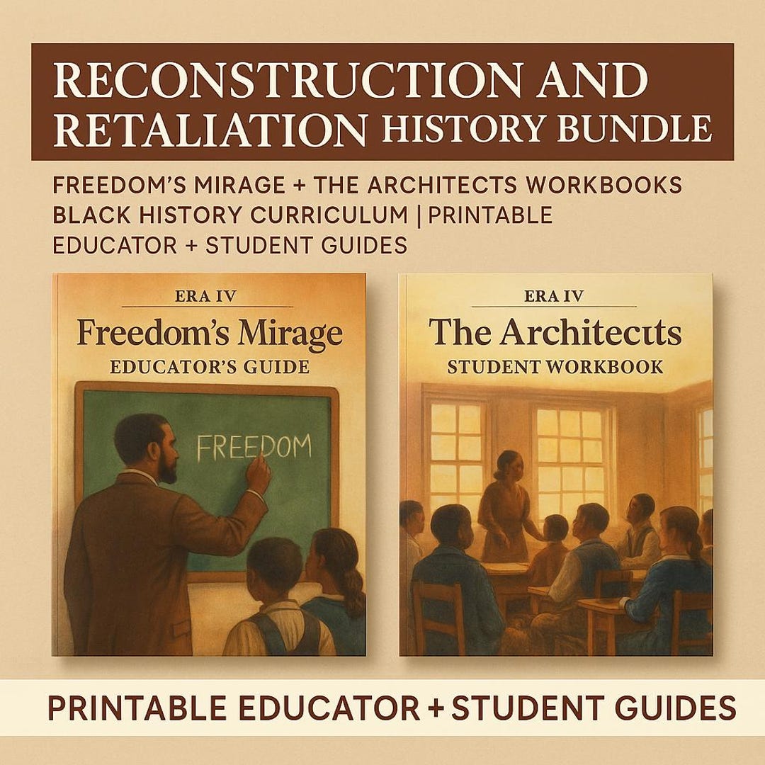 Reconstruction and Retaliation History Bundle | Black History ...