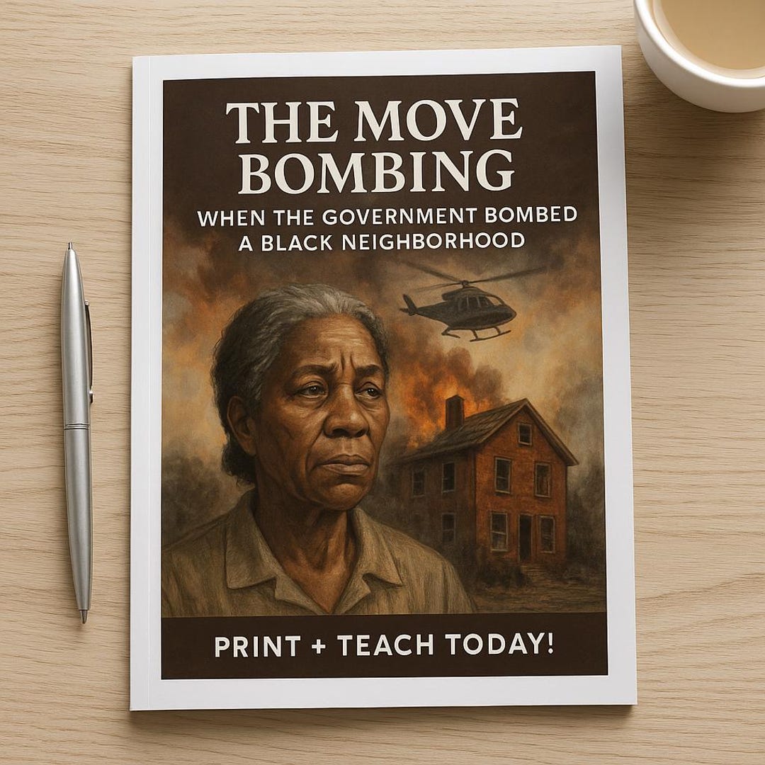 The MOVE Bombing | Printable Black History PDF | State Violence ...