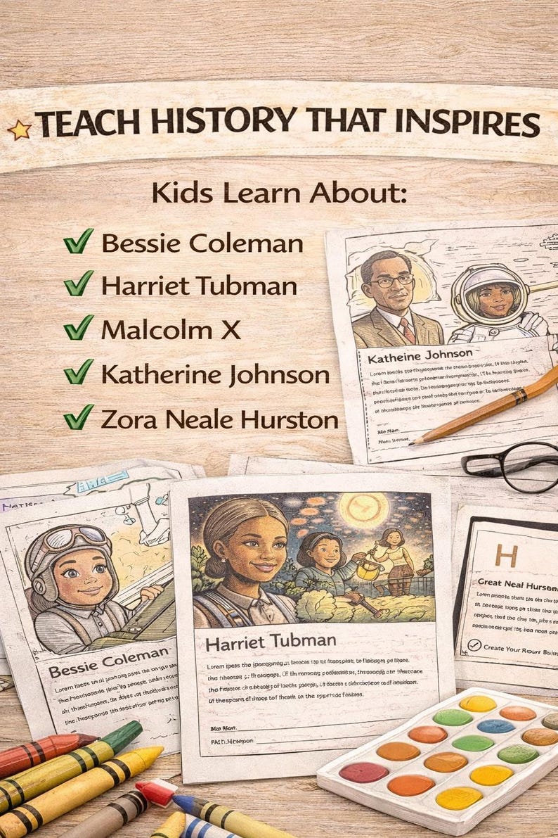 Black History Abcs Workbook for Kids | Alphabet Activities, Coloring ...