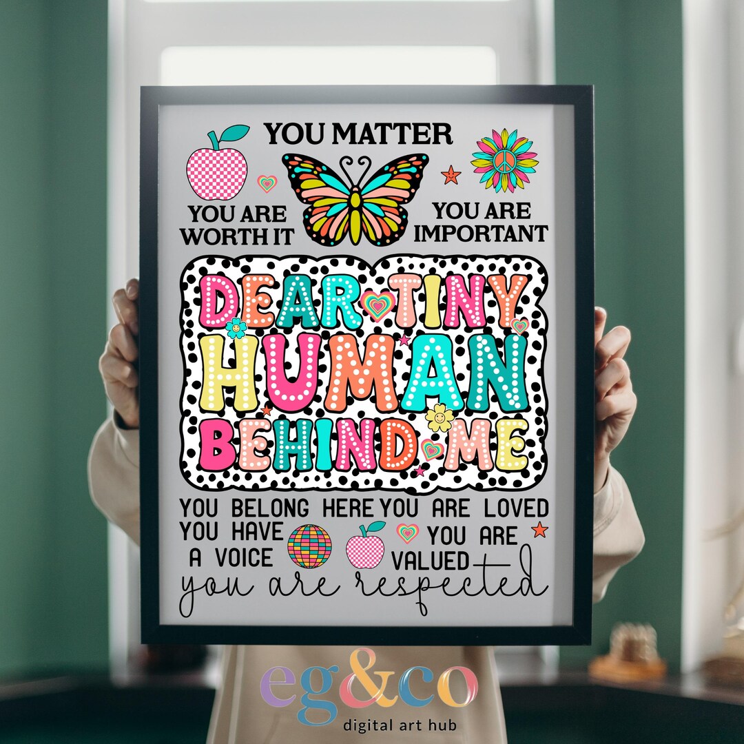 Positive Affirmations for Students | Dear Tiny Human Digital Art | Back ...