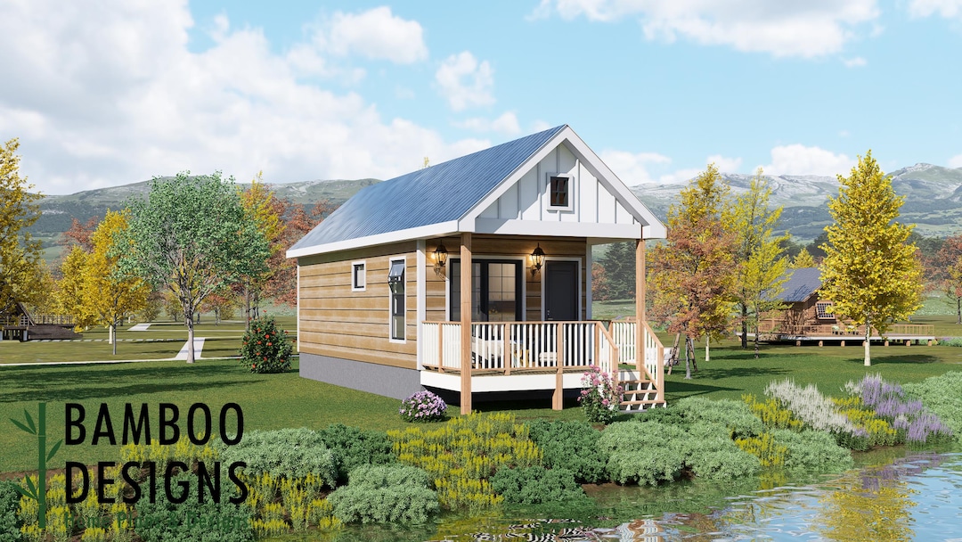 Fumi 14x32 Tiny Home Plan – Modern Compact Living With Timeless Style ...