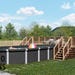 Airy Oval Pool Deck Plan – 15x30 Pool | 16x23 Compact Deck Layout | DIY ...