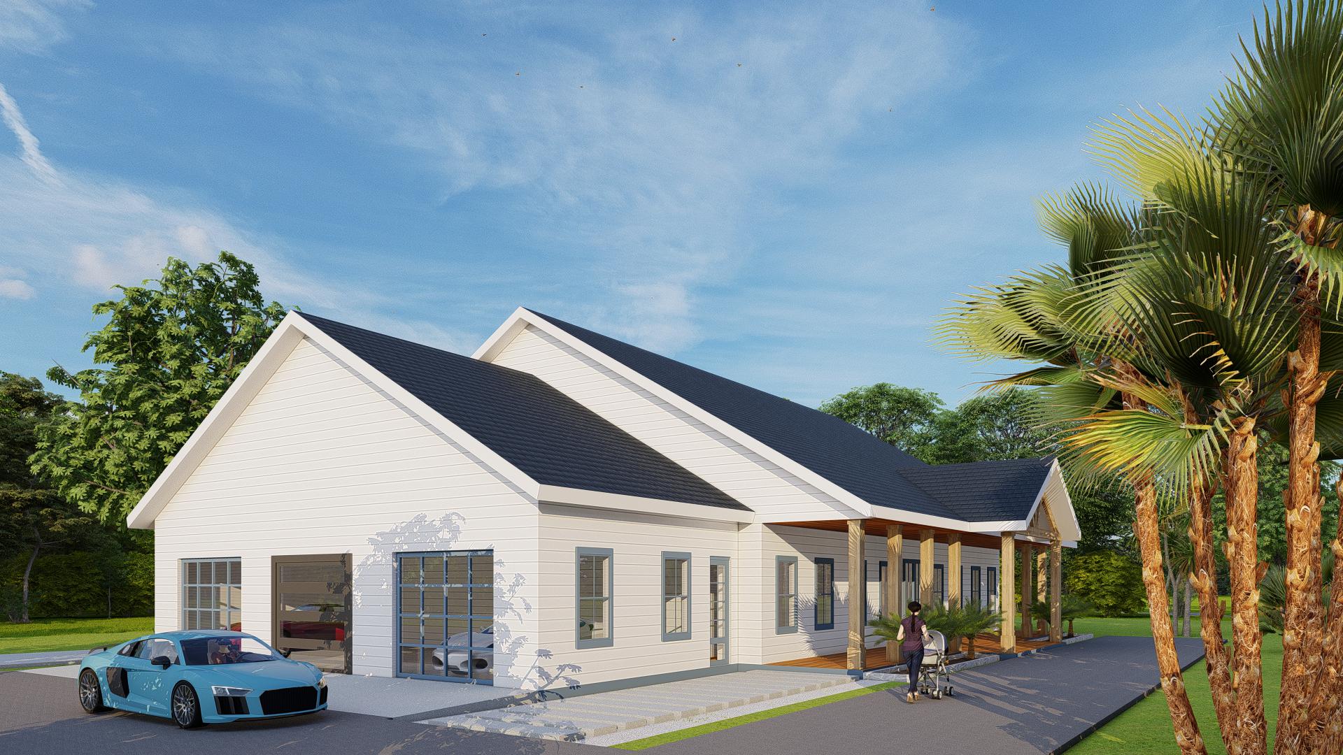 The Timbercrest Farmhouse – Texas Barndominium Plans | Modern Farmhouse ...