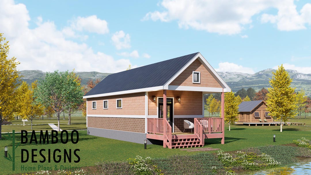 Parka Tiny Home Plan – 16x40 Modern Backyard ADU | DIY Tiny House Plans ...