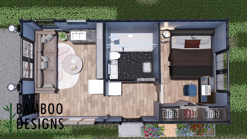 Brando 14x28 Tiny Home Plan – Modern Compact Living With Timeless Style ...