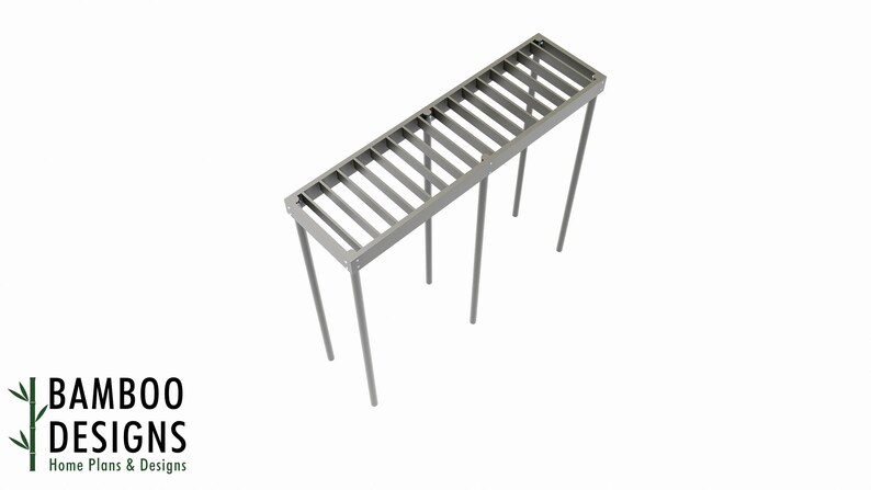 4x16 Small Dock for Canoes – Lake Hartwell Minimalist Pier Blueprint - Etsy
