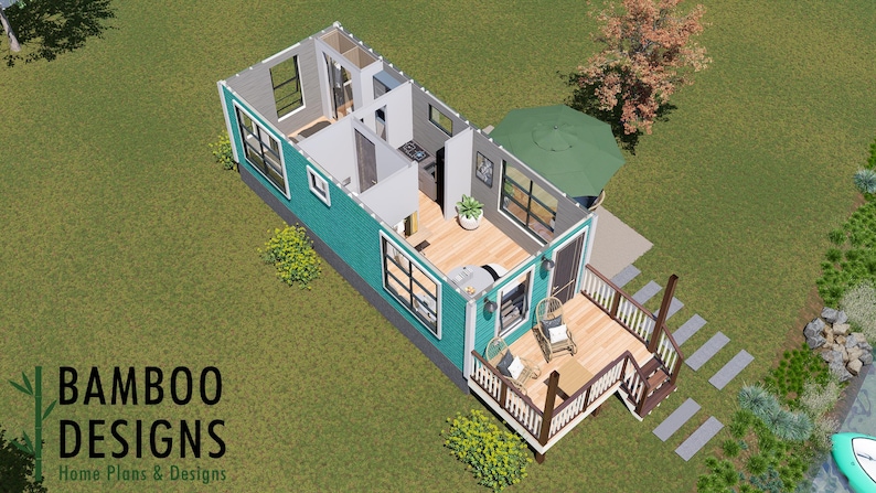 Koto 12x30 Tiny Home Plan – Modern Compact Living With Timeless Style ...