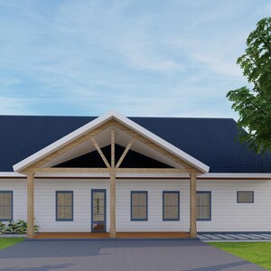 The Timbercrest Farmhouse – Texas Barndominium Plans | Modern Farmhouse ...