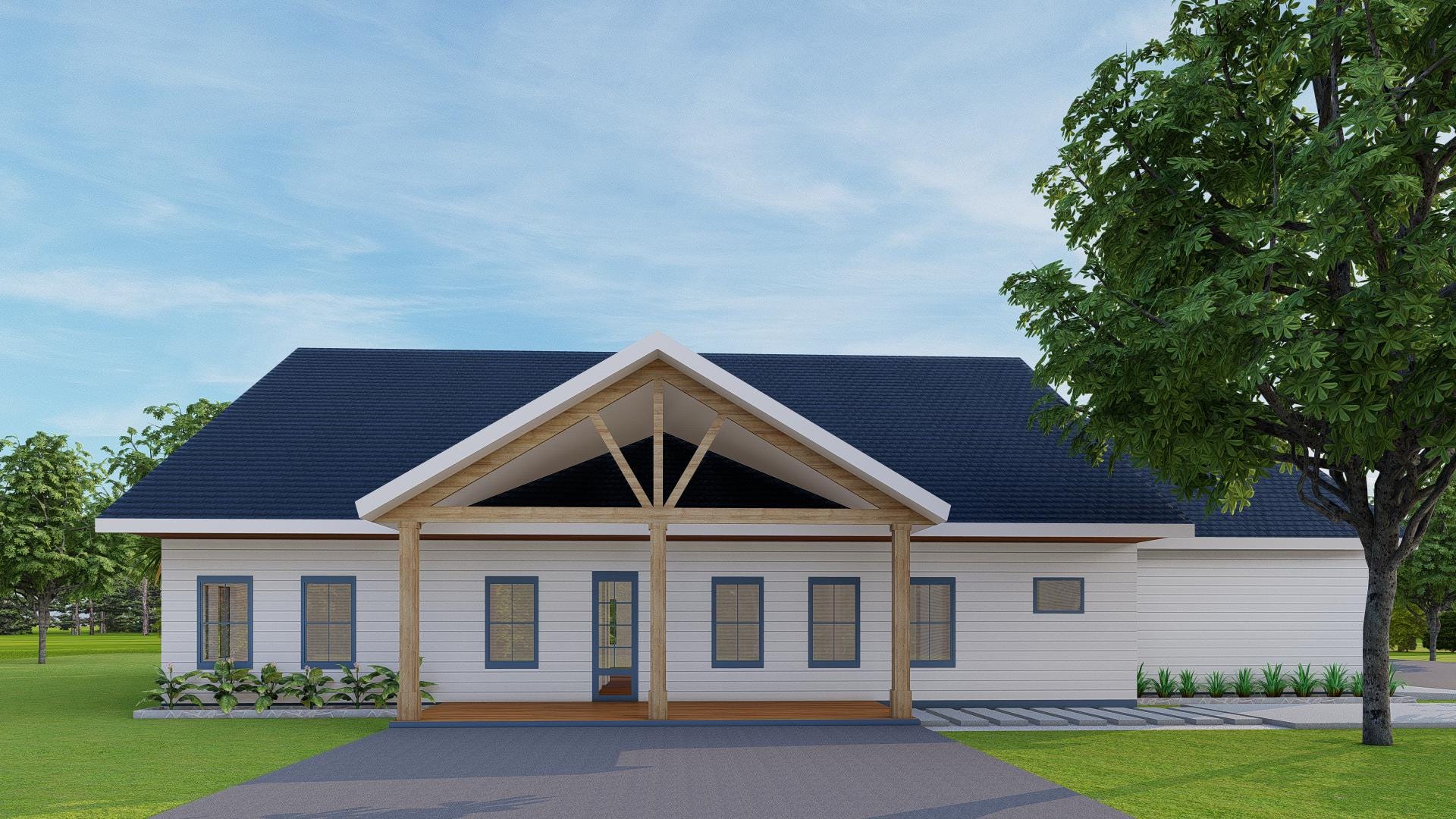 The Timbercrest Farmhouse – Texas Barndominium Plans | Modern Farmhouse ...