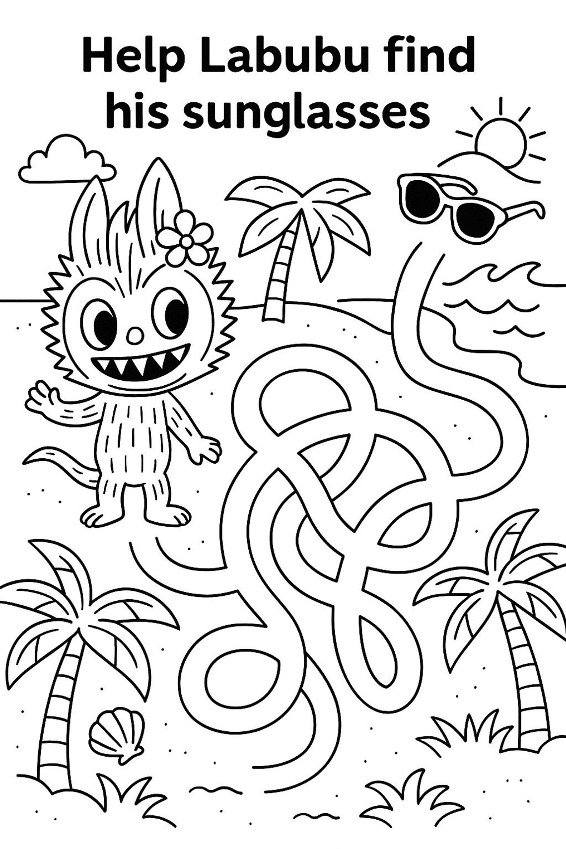 Printable Labubu Summer Activity Book for Kids! 12 Fun Pages With ...