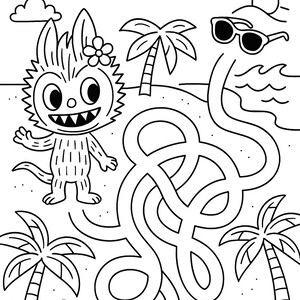 Printable Labubu Summer Activity Book for Kids! 12 Fun Pages With ...