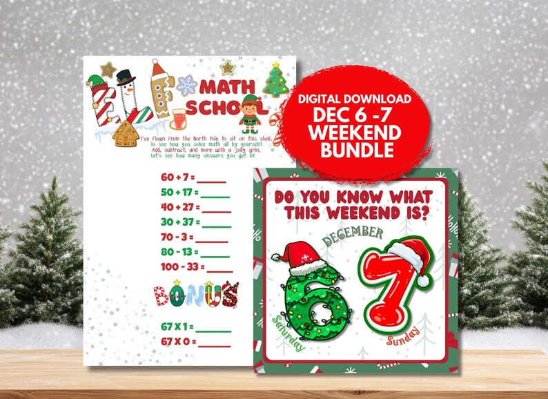 6-7 Weekend Elf on the Shelf Adventure Bundle, Elf on the Shelf Ideas ...