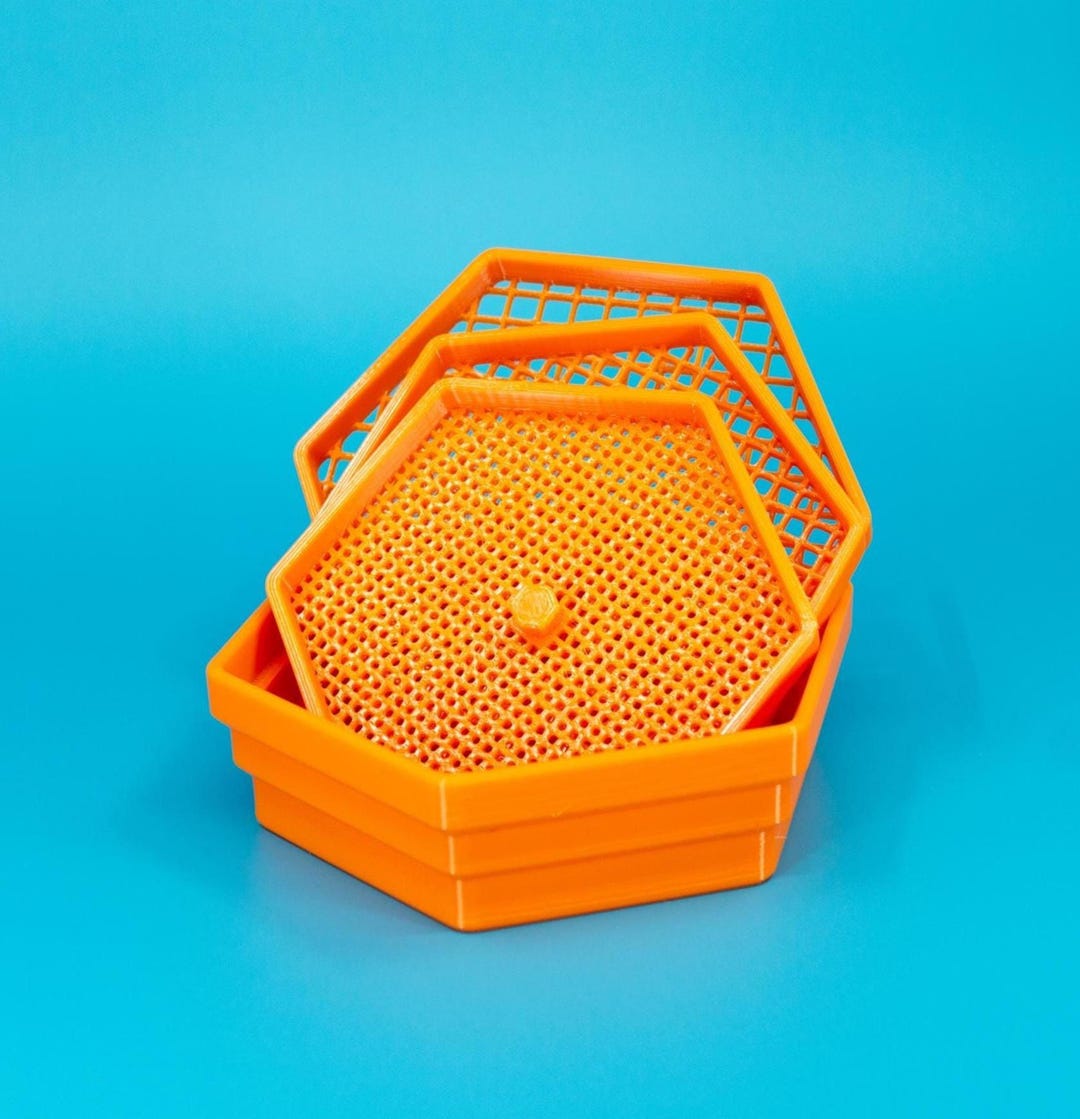 Triple-tier Sand Sifter Set With Bucket Mold - Rock Sorting Toy for ...