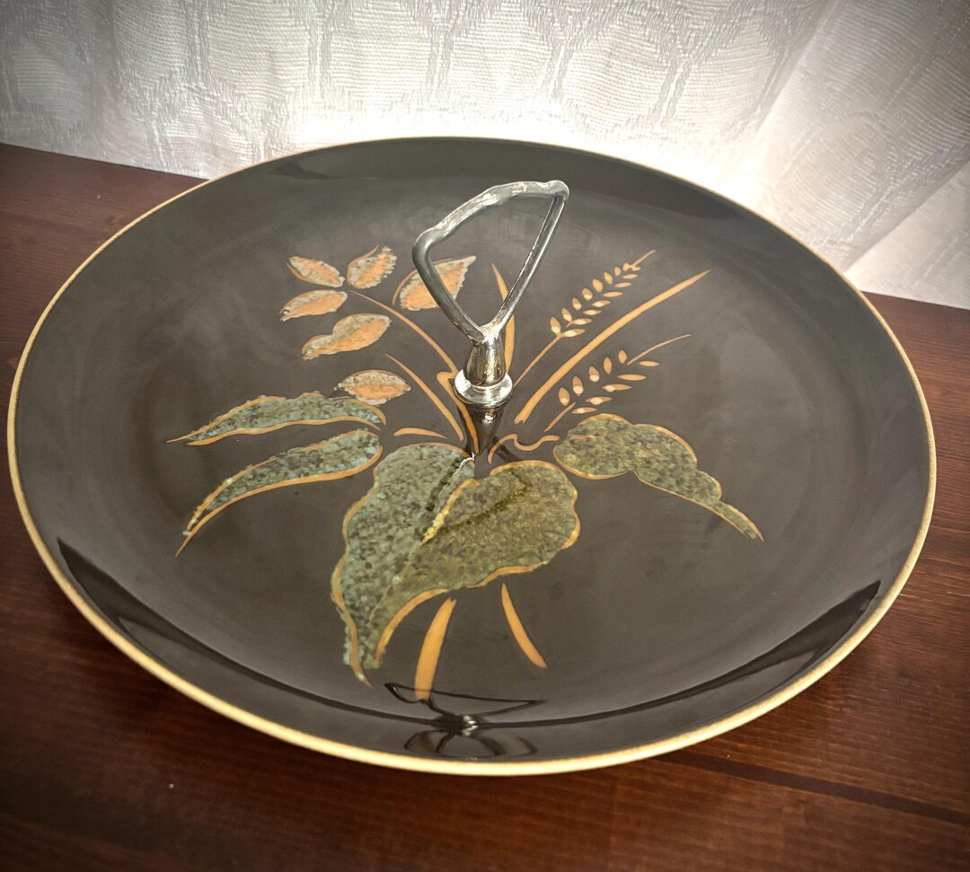 Rare Vintage Mid Century Modern Harkerware Tahiti Polynesian Dining ...