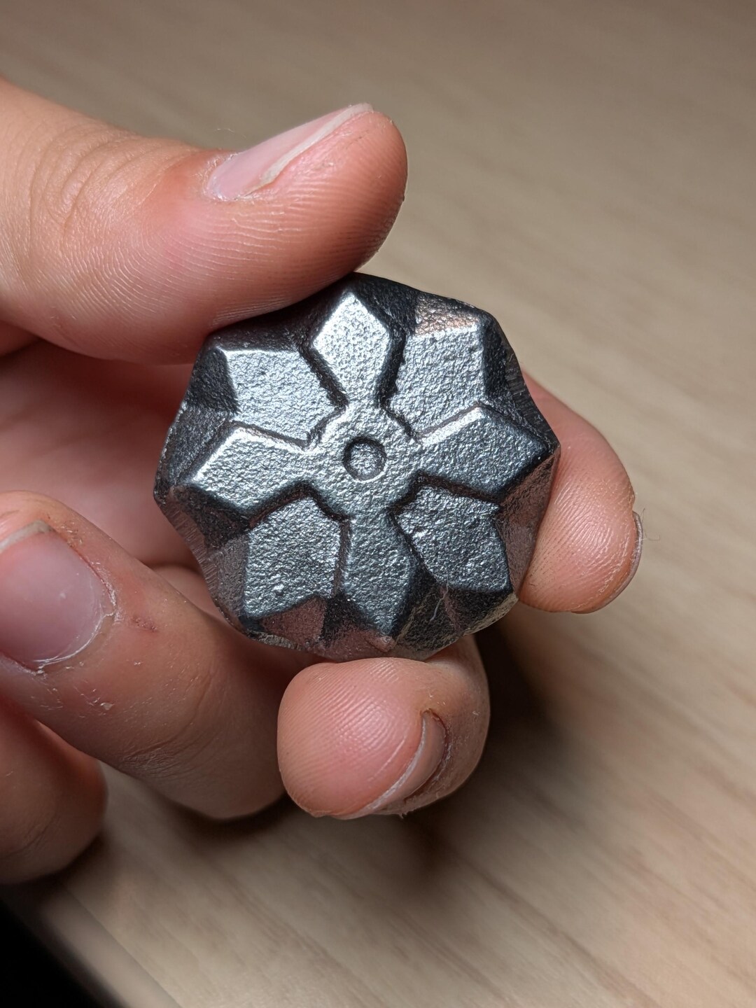 Shihougata Shuriken Beigoma | Handmade Iron Spinning Top | Japanese ...