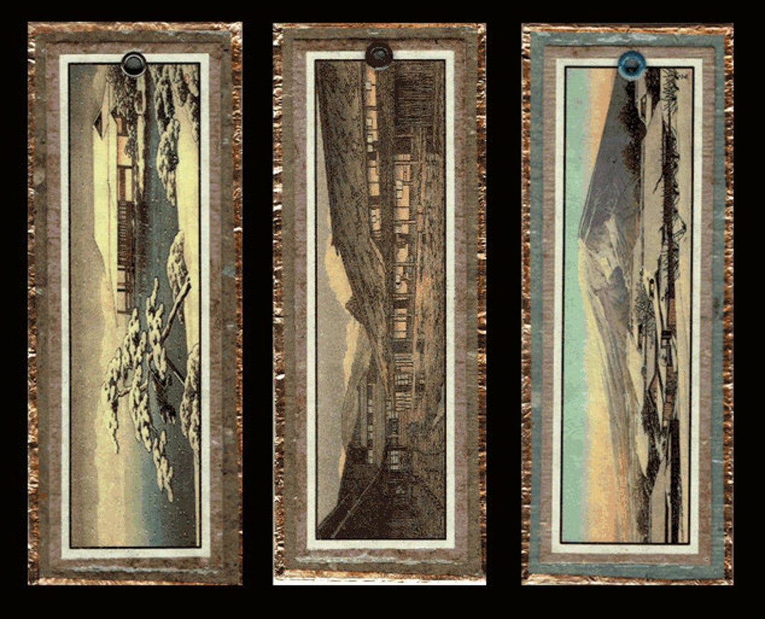 Hasui Architecture Bookmarks Bmas023 - Etsy
