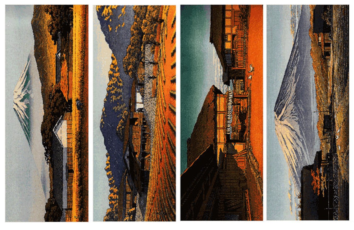 16 Rectangular Gift Tags Architecture 010 - Etsy