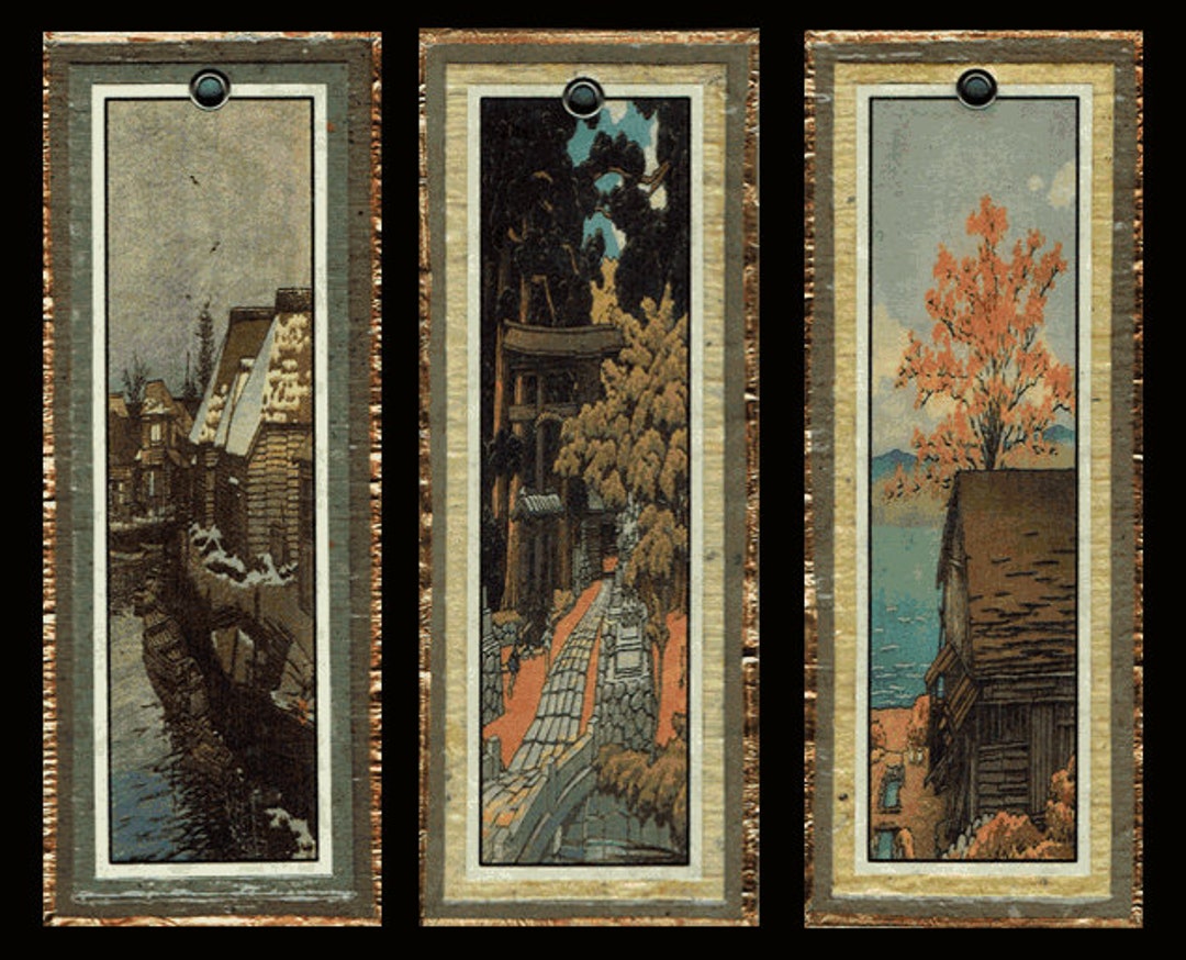 Hasui Architecture Bookmarks Bmas016 - Etsy