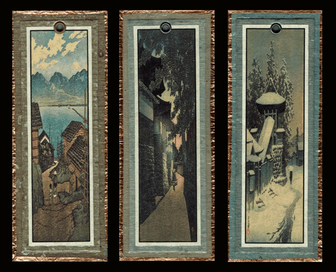 Hasui Architecture Bookmarks Bmas005 - Etsy