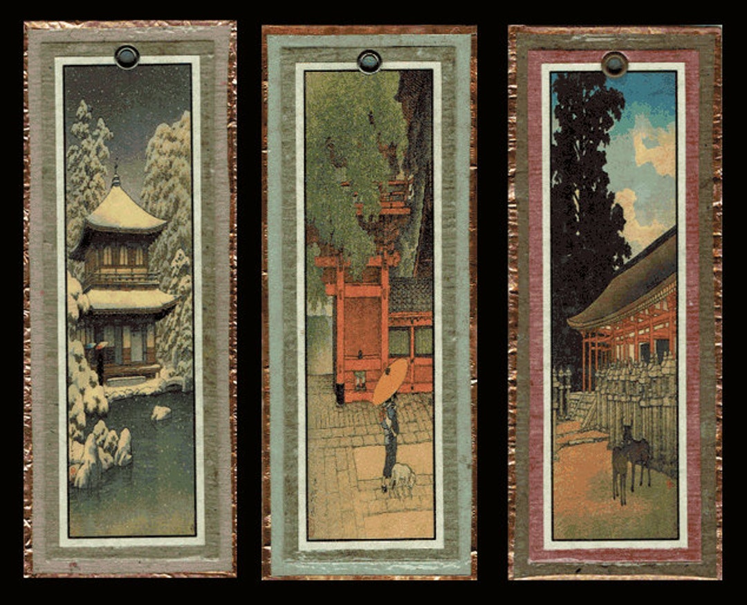 Hasui Architecture Bookmarks Bmas003 - Etsy