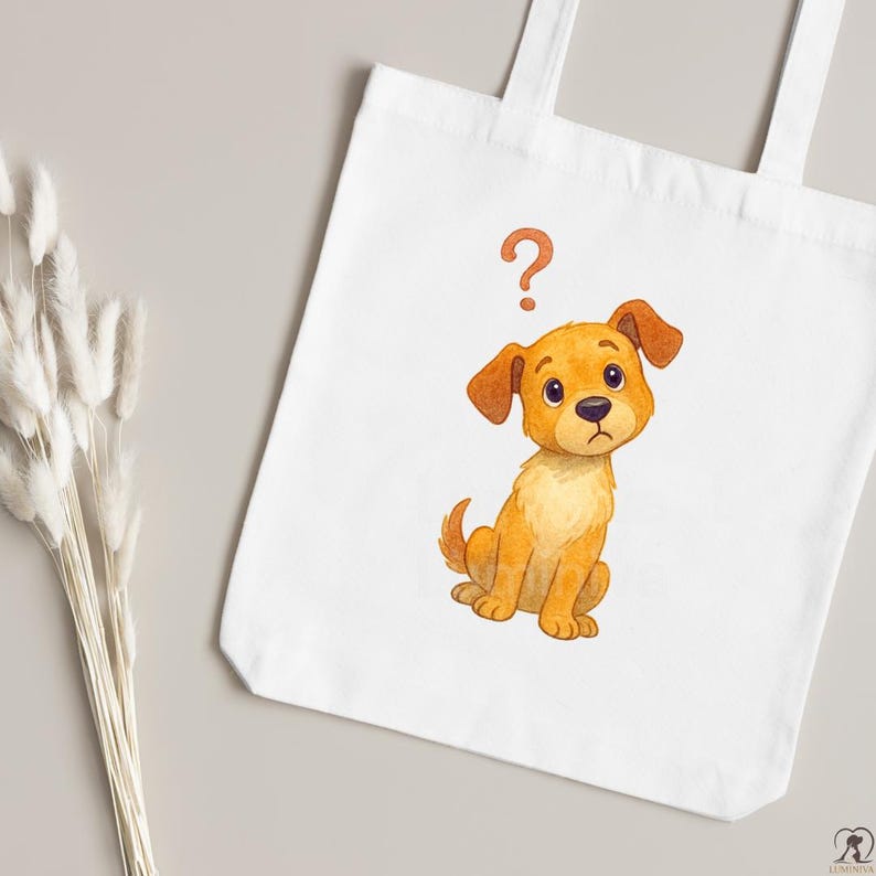 15 Puppy Emotions Clipart Bundle – Funny Dog Faces PNG | Watercolor ...