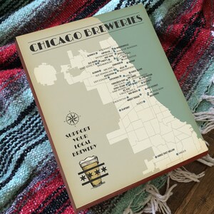 Chicago Brewery Map Chicago Breweries Chicago Beer Map Chicago Beer ...