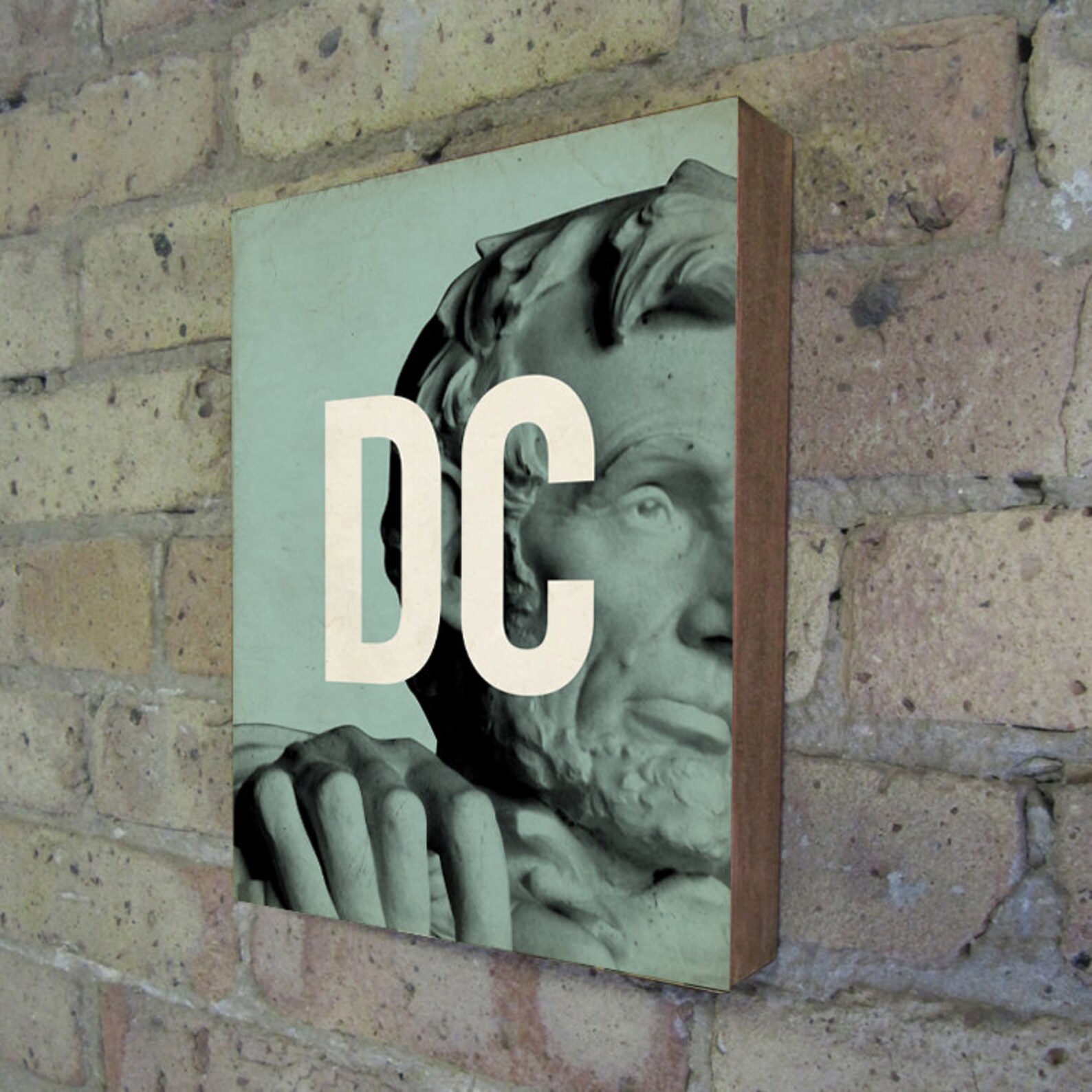 Washington DC Art Wood Block Art Print | Etsy