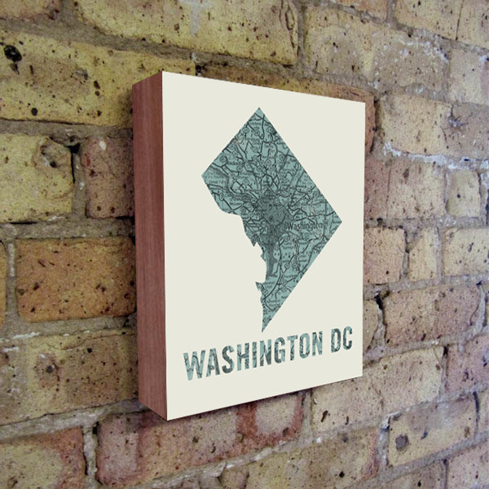 Washington DC Wall Art Washington DC Map Washington DC - Etsy