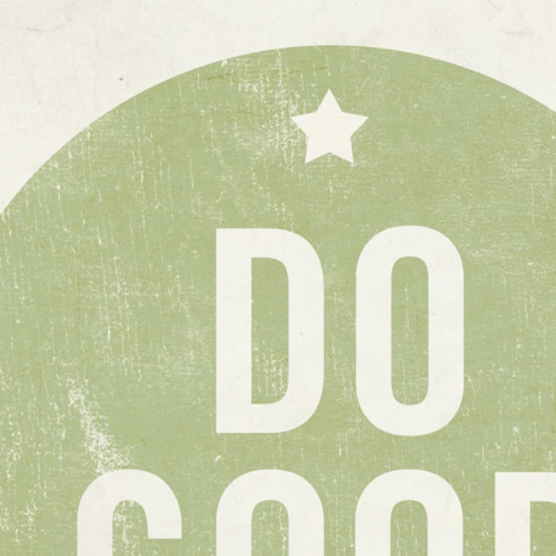 Quote Prints Do Good 8x10 Art Print Inspirational Quote | Etsy