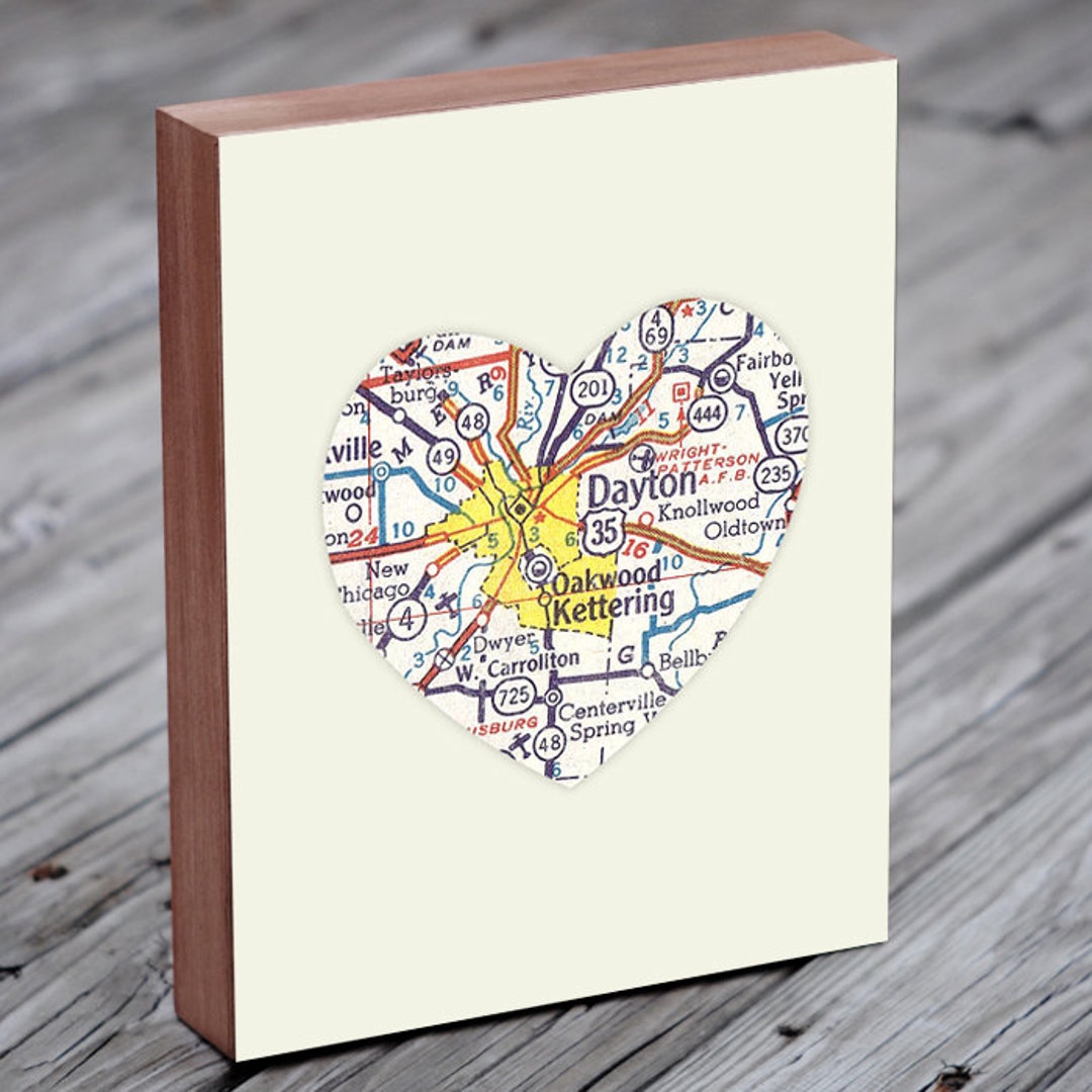 Dayton Ohio Wall Art Dayton Ohio Art Dayton Poster Dayton University ...