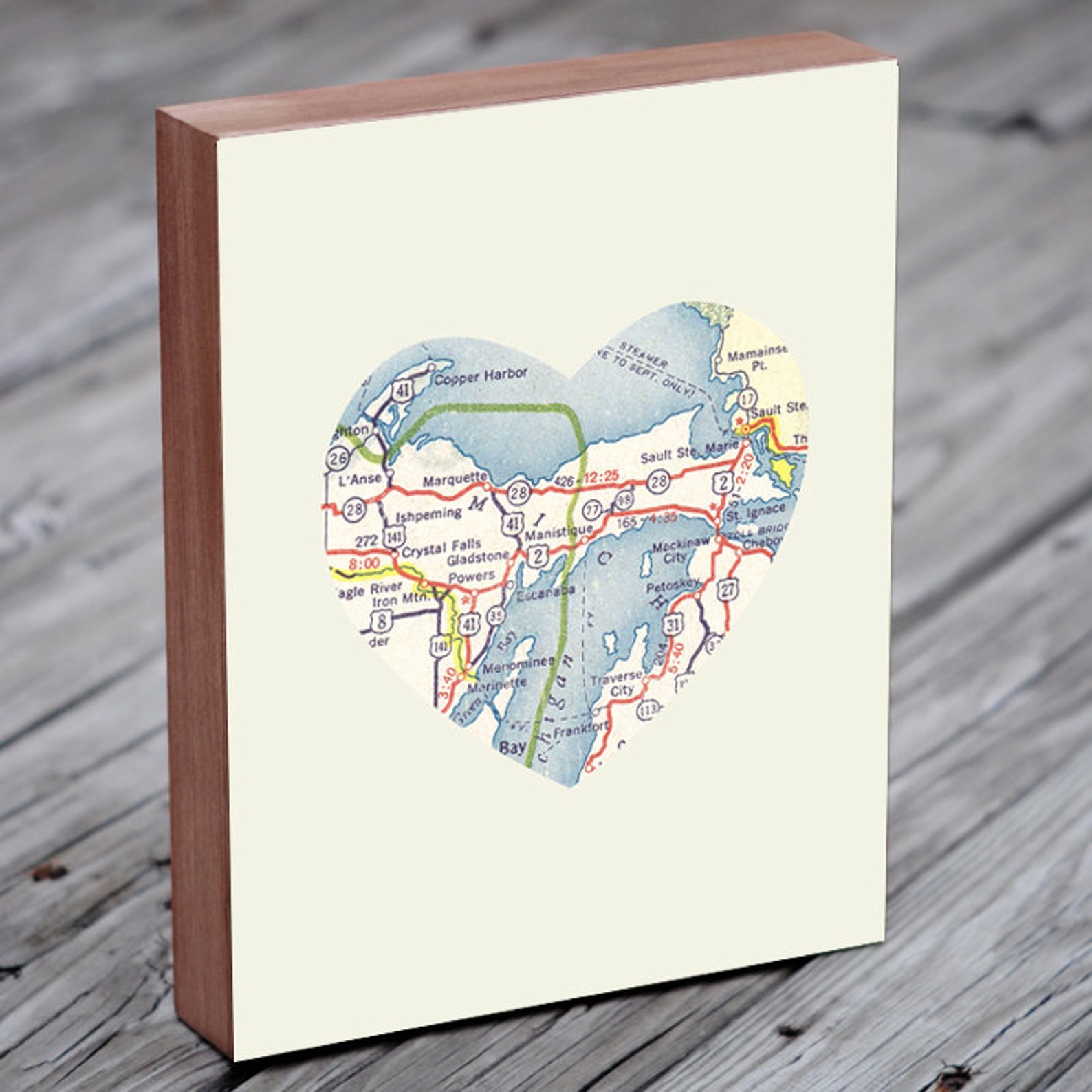 Michigan Upper Peninsula Upper Peninsula Wood Signs Upper - Etsy