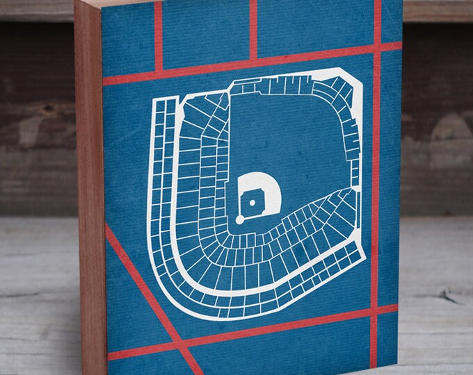 Wrigley Field Art Wrigley Field Wall Art Wrigley Field Print Baseball ...
