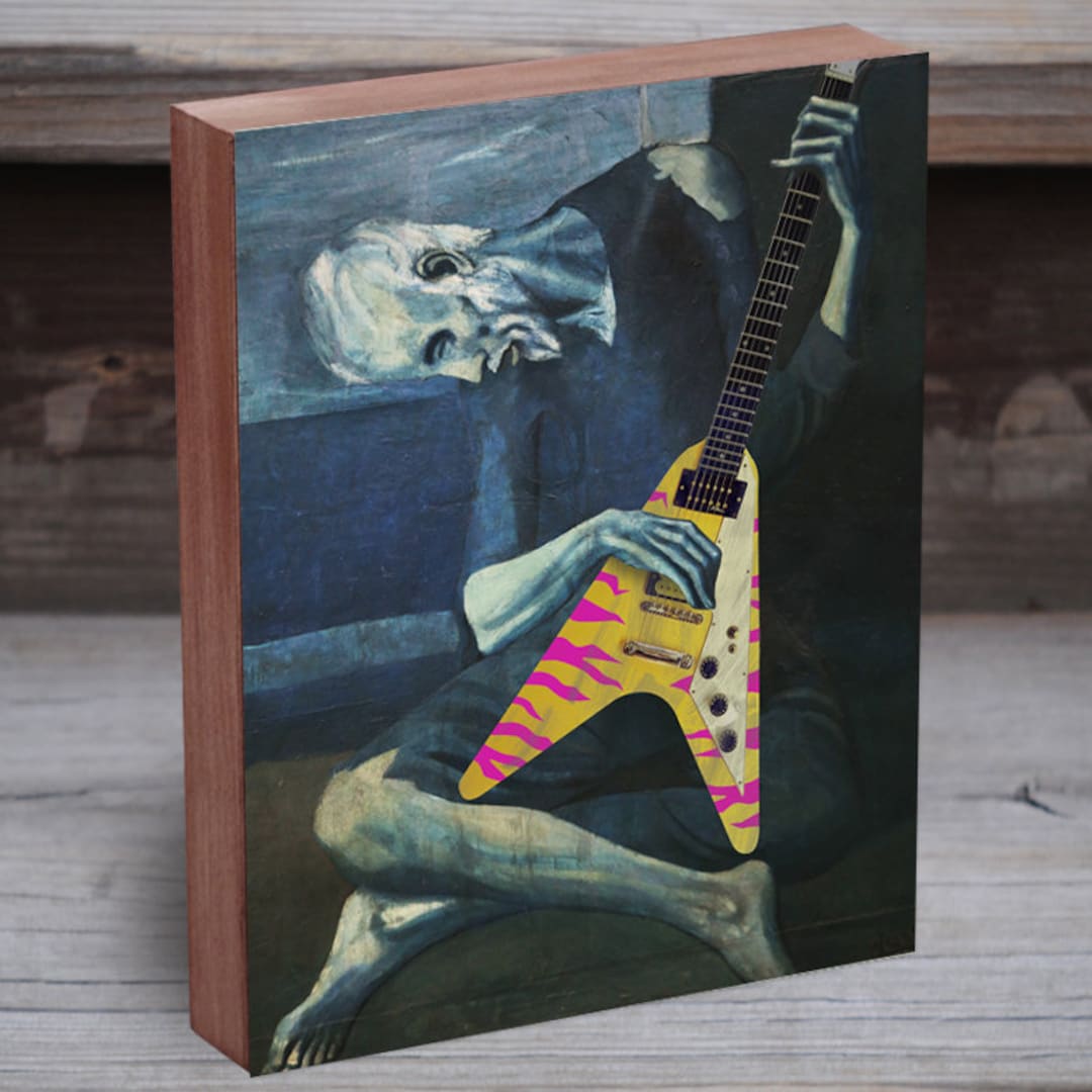 Pablo Picasso Collage Guitar
