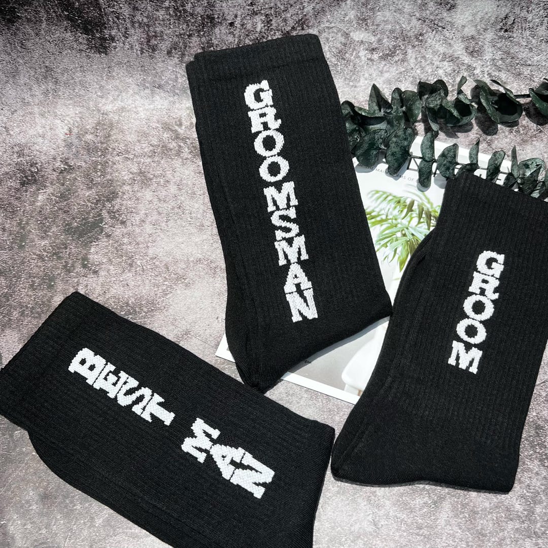 Best Man Socks,groomsman Gift Socks,groomsmen Proposal,wedding Groom ...