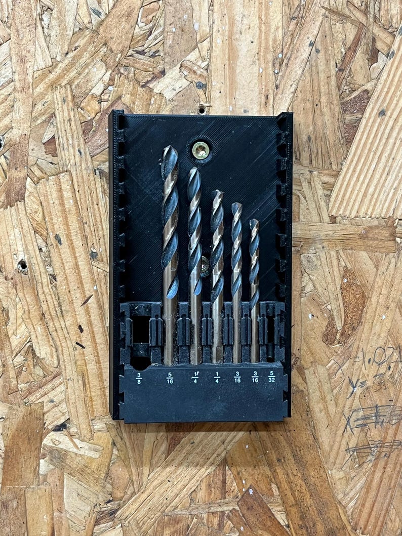 Dewalt & Craftsman Bit Case Wall Mount: 3D Printed Tool Organizer - Etsy