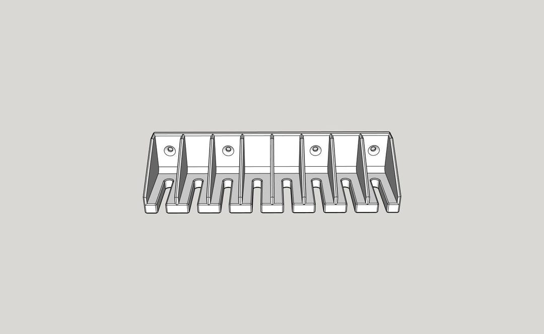 Digital File – 8 Slot F-clamp Holder – Wall Mounted Organizer for ...