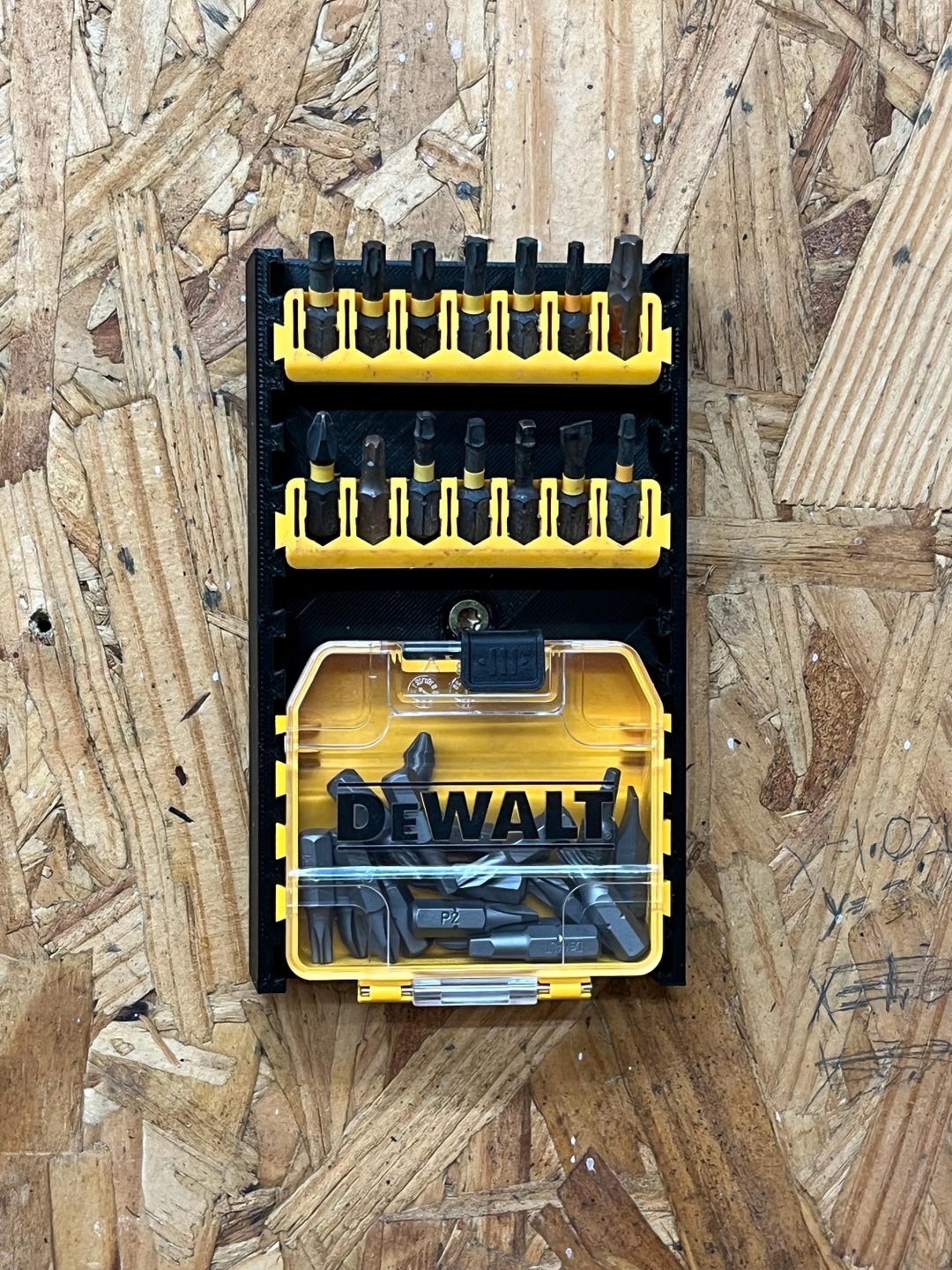 Dewalt & Craftsman Bit Case Wall Mount: 3D Printed Tool Organizer - Etsy