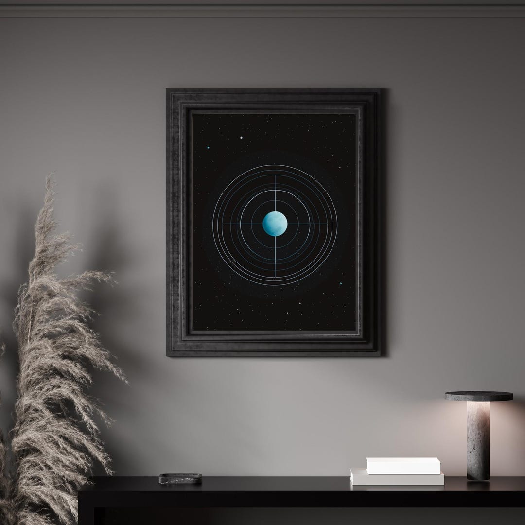 Concentric Orbital Rings Art | Digital Download | Blue Planet Space ...