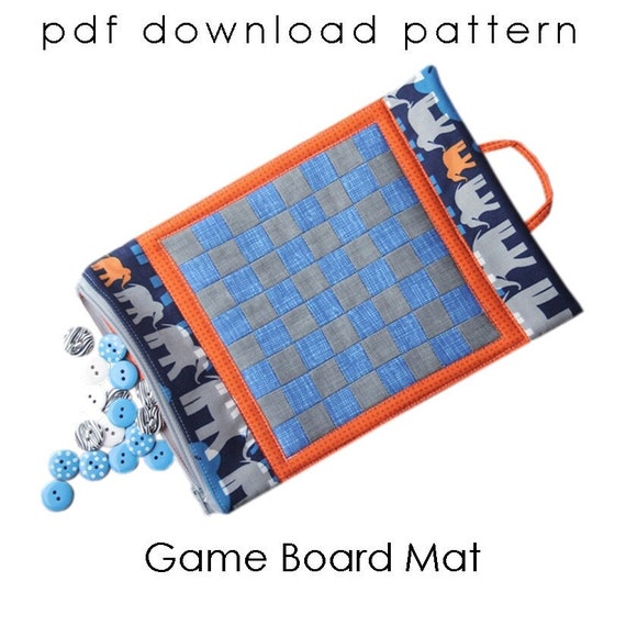 Game Board Mat Sewing Pattern PDF download | Etsy