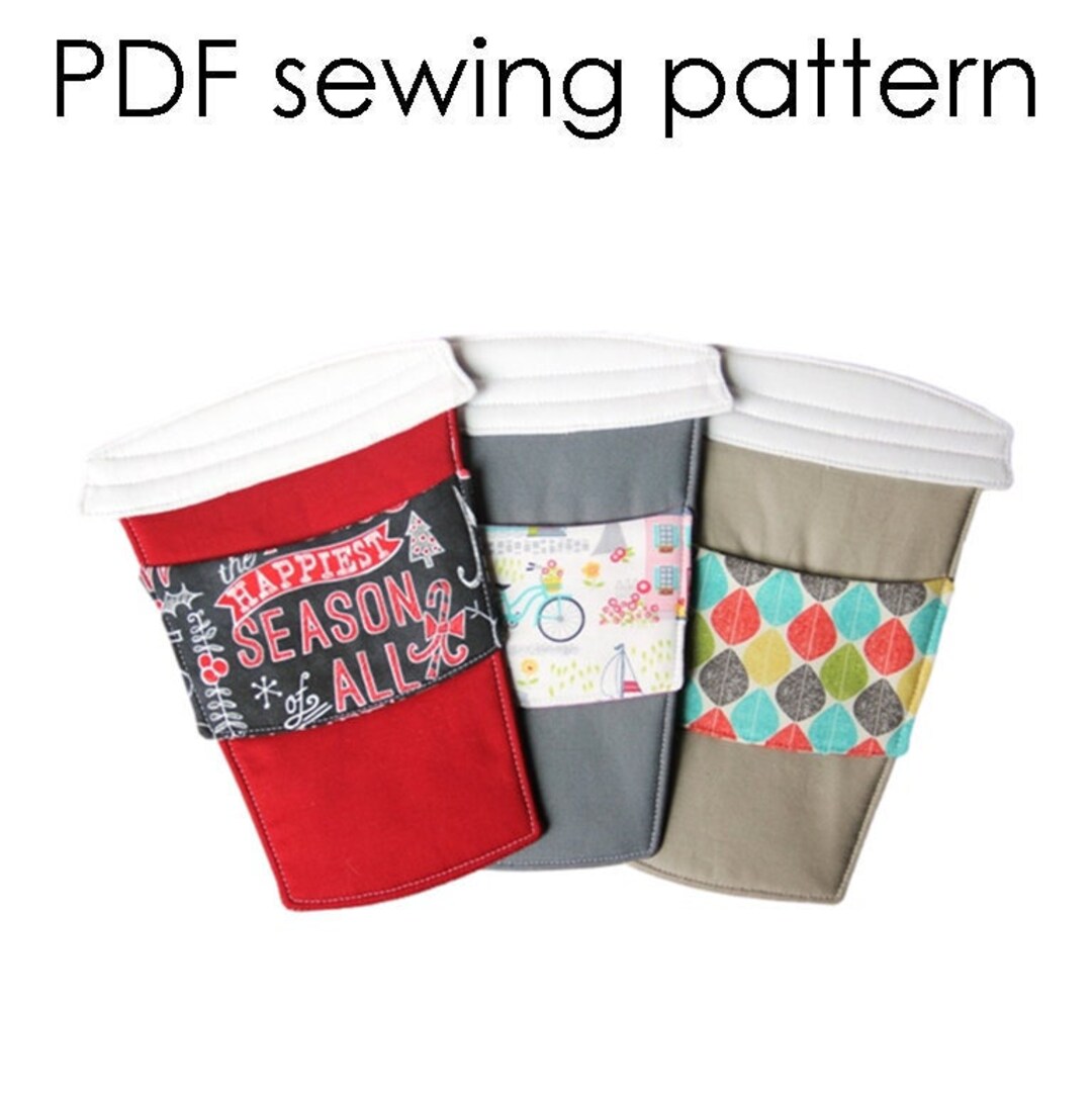 To-go Cup Mug Mat Sewing Pattern PDF Download - Etsy
