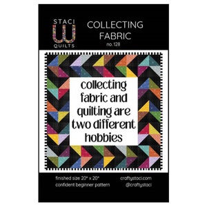 Collecting Fabric Quilt Pattern and Fabric Panel - Etsy