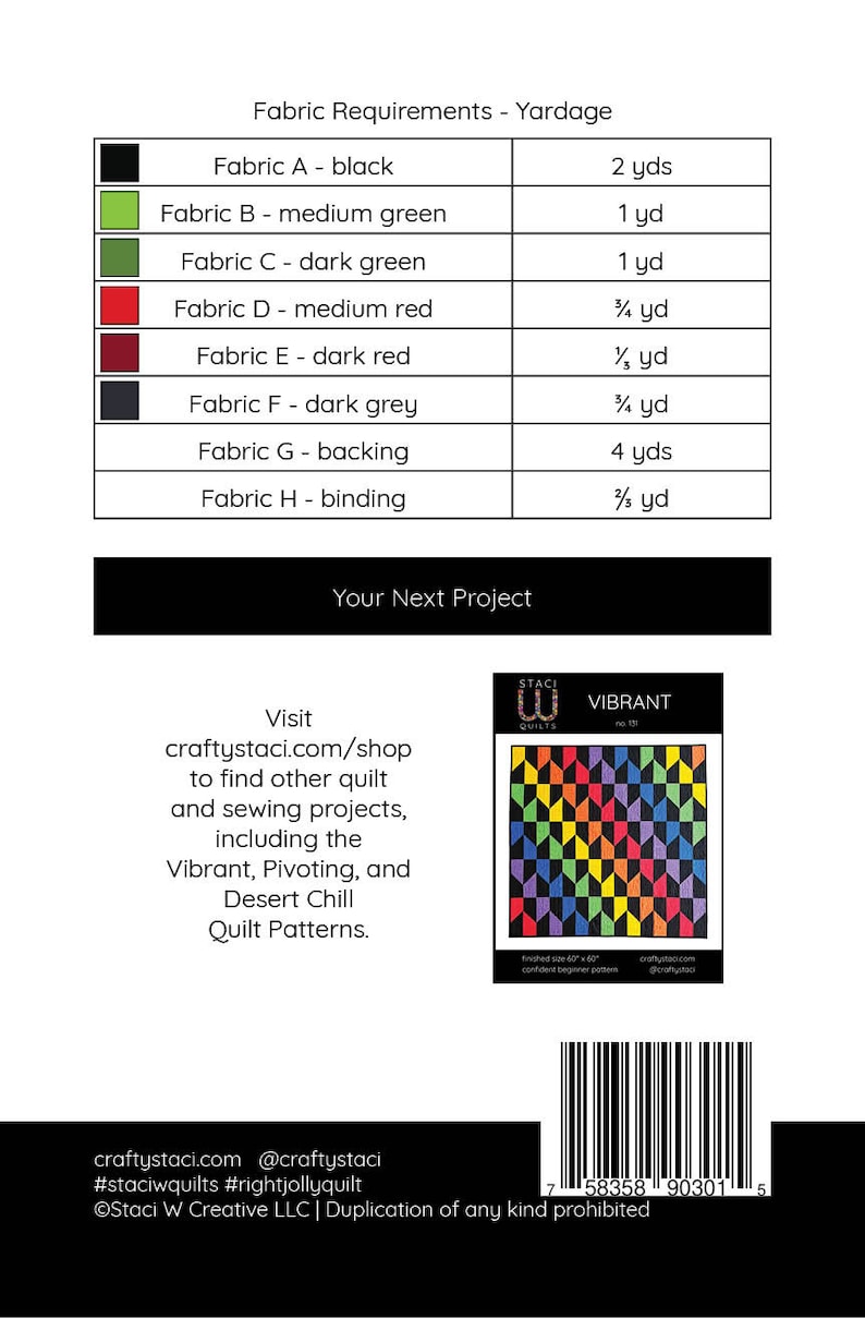 Right Jolly Quilt PDF Sewing Pattern - Etsy