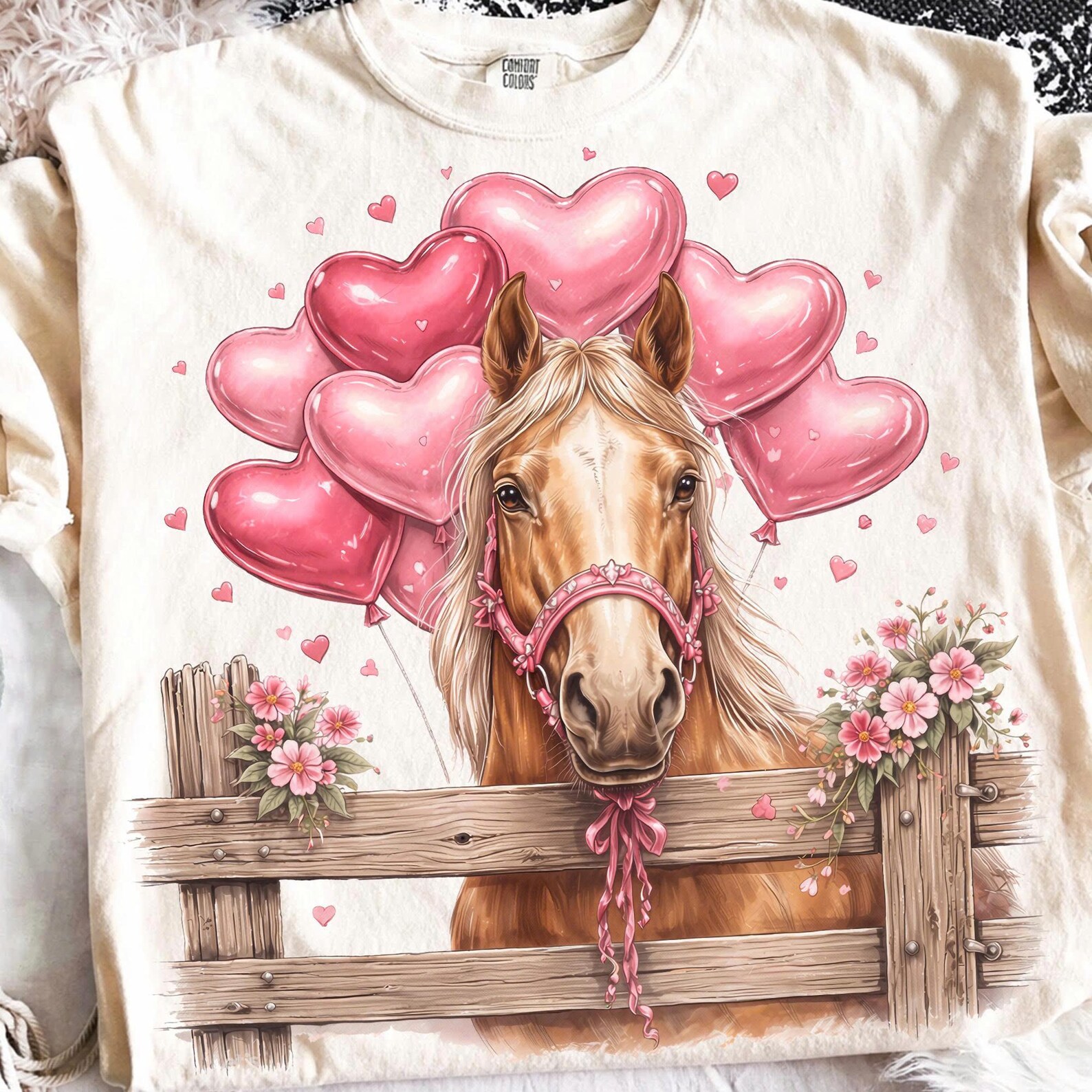 Preppy Horse Valentine Png, Valentine's Day Horse PNG, Western Cupid ...