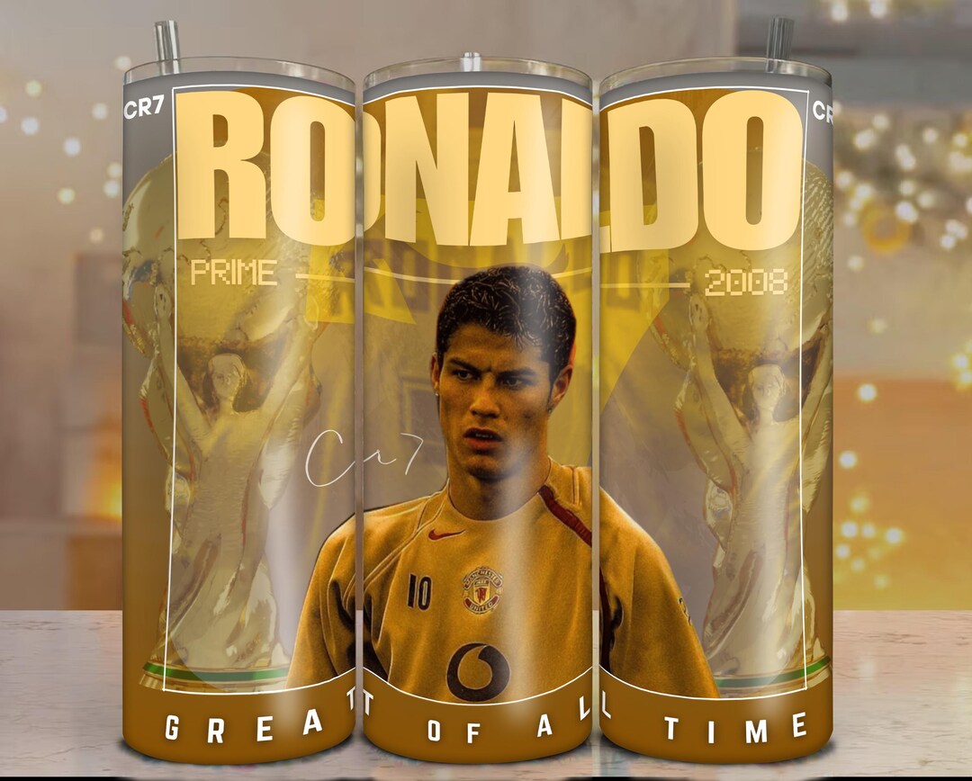 Cristiano Ronaldo CR7 20oz Tumbler Wrap Digital File Wrap Png Wrap - Etsy