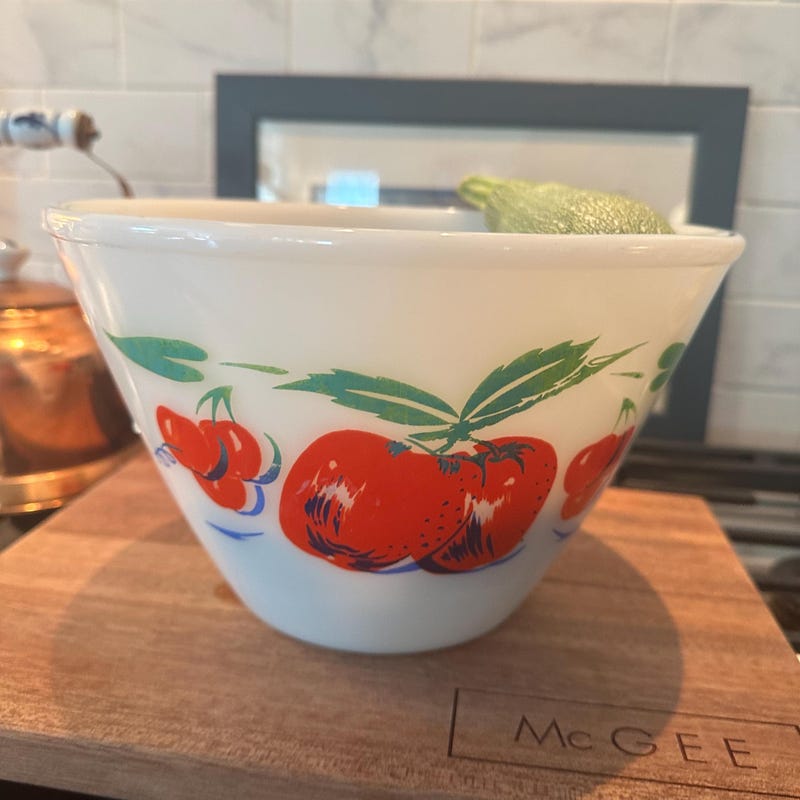Fire King Mix Bowl - Etsy