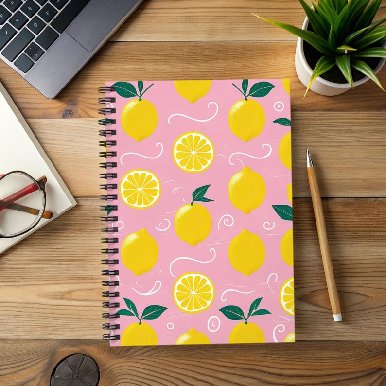 Fun Lemons Personal Journal, Notebook Gifts to Manage Stress and ...